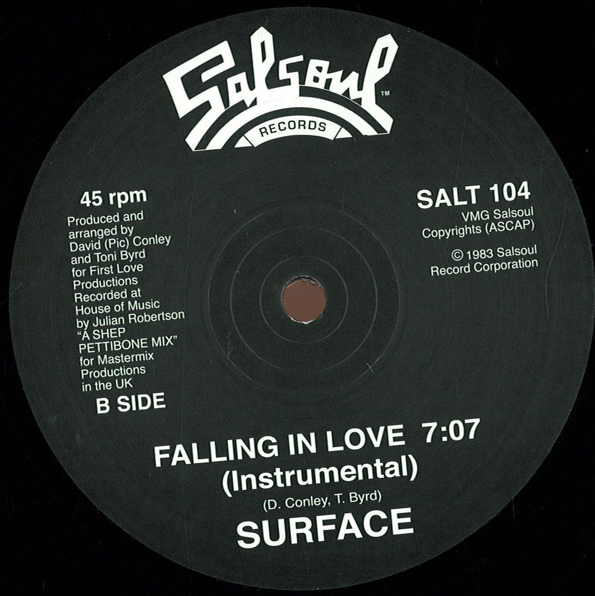 Surface Falling In Love Salsoul vinyl record