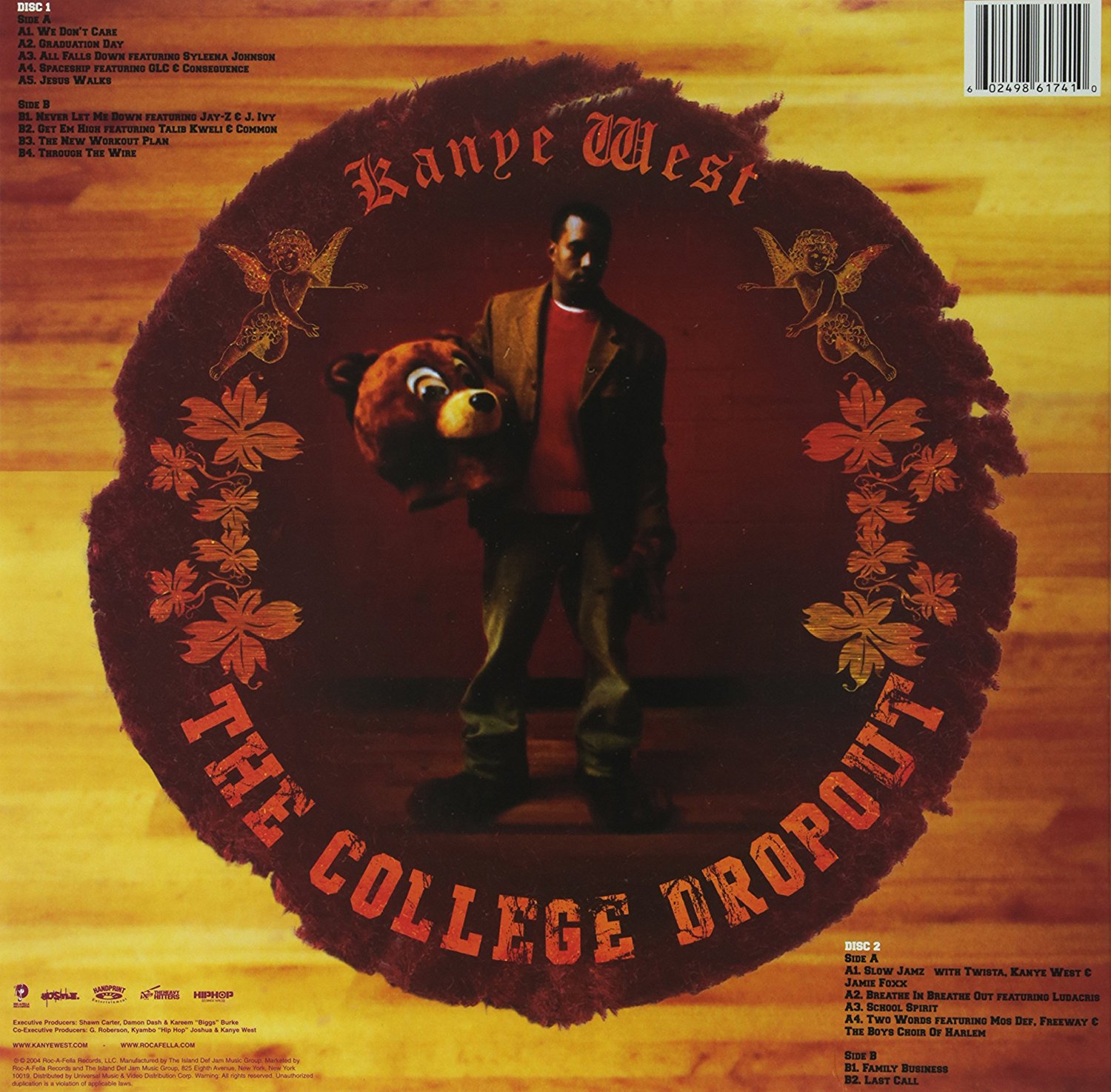 West, Kanye The College Dropout Mercury vinyl record