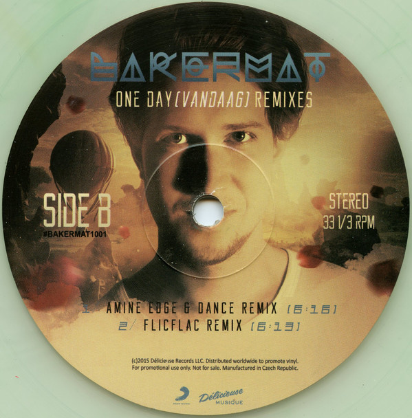 Bakermat One Day (Vandaag) AAA Recordings vinyl record